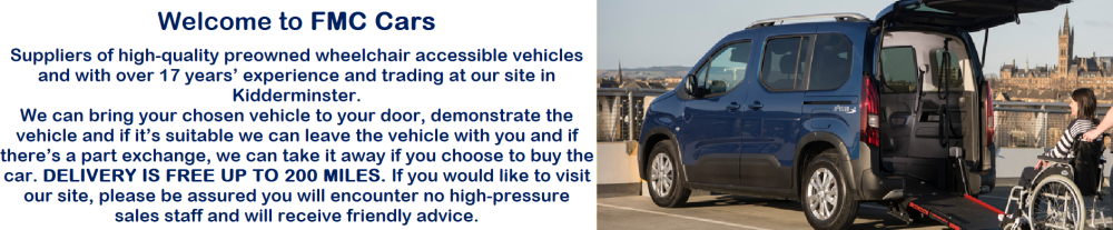 Wheelchair Accessible Vehicles - FMC Car Sales